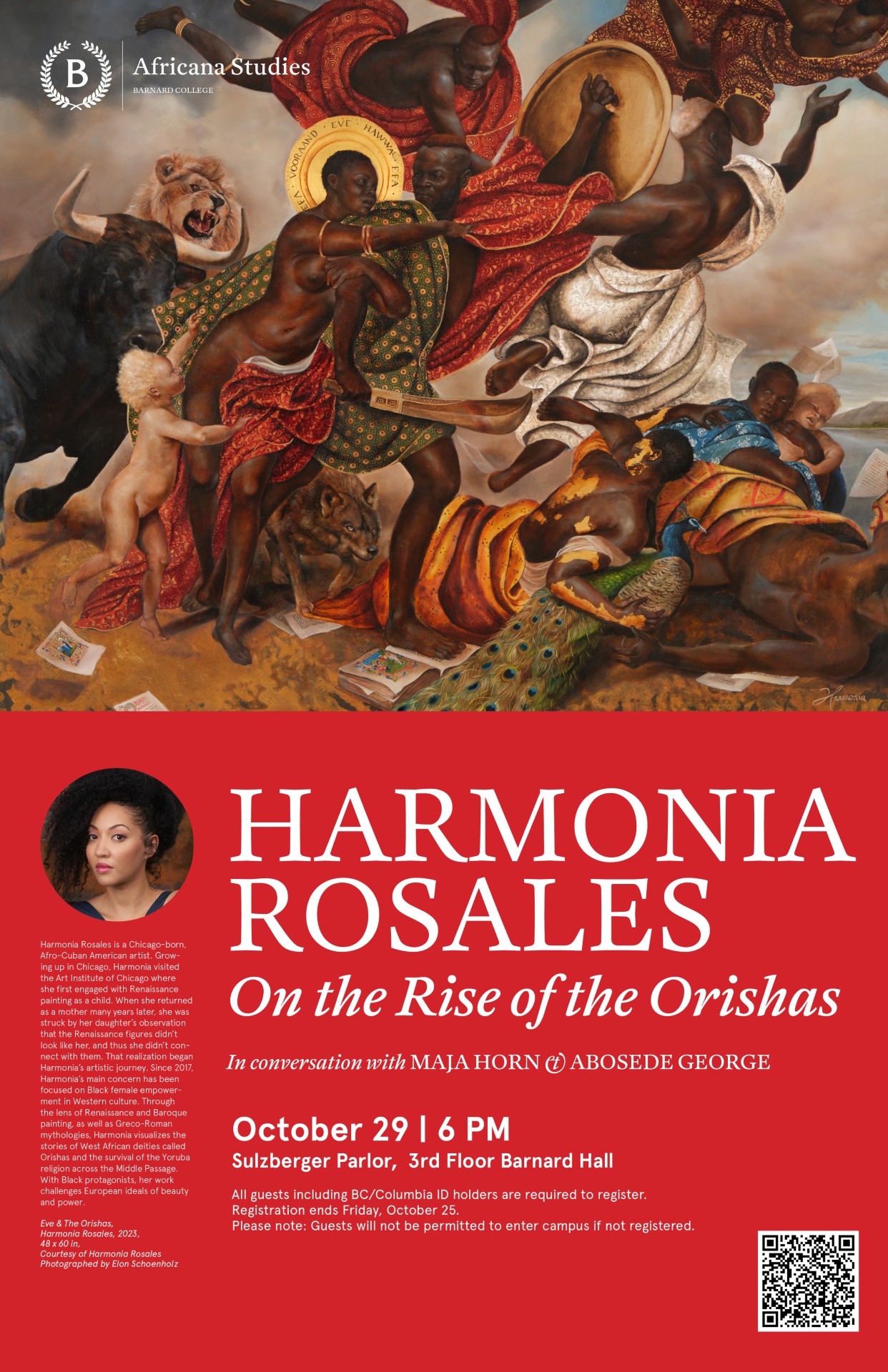 Harmonia Rosales: On the Rise of Orishas | Barnard College