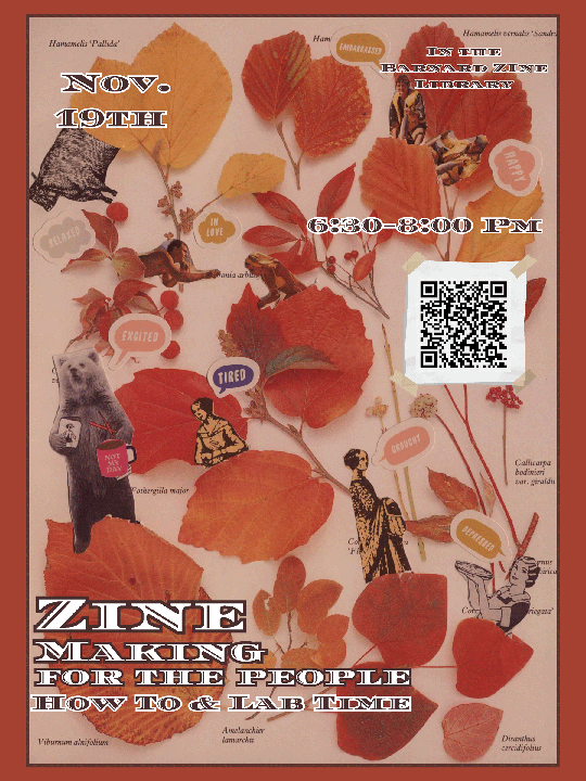 Zine Making for the People: How To and Lab Time | Barnard College